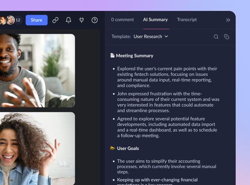 Audio Transcription - Generate meeting transcripts in seconds