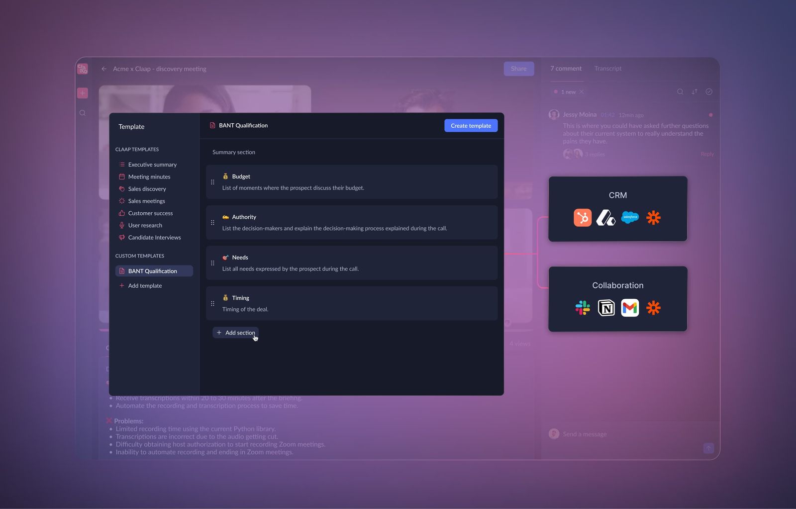 Claap - The only video recording tool you need to win deals