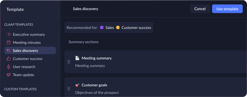 Claap - Your AI Sales Assistant