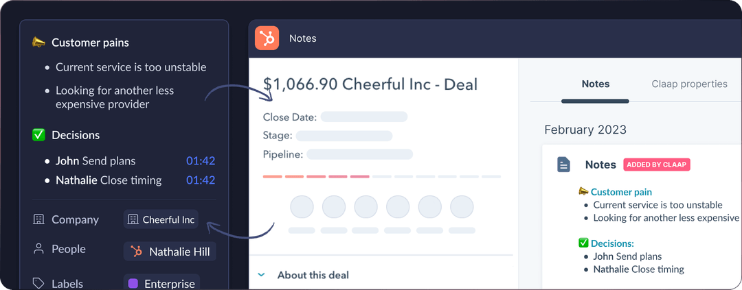 Claap - Your AI Sales Assistant