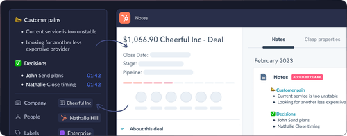 Claap - Your AI Sales Assistant