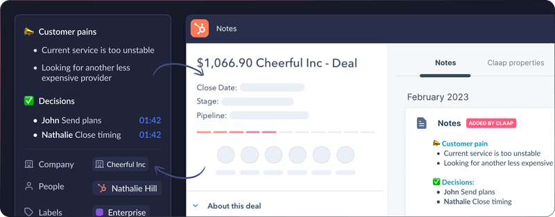 Claap - Your AI Sales Assistant