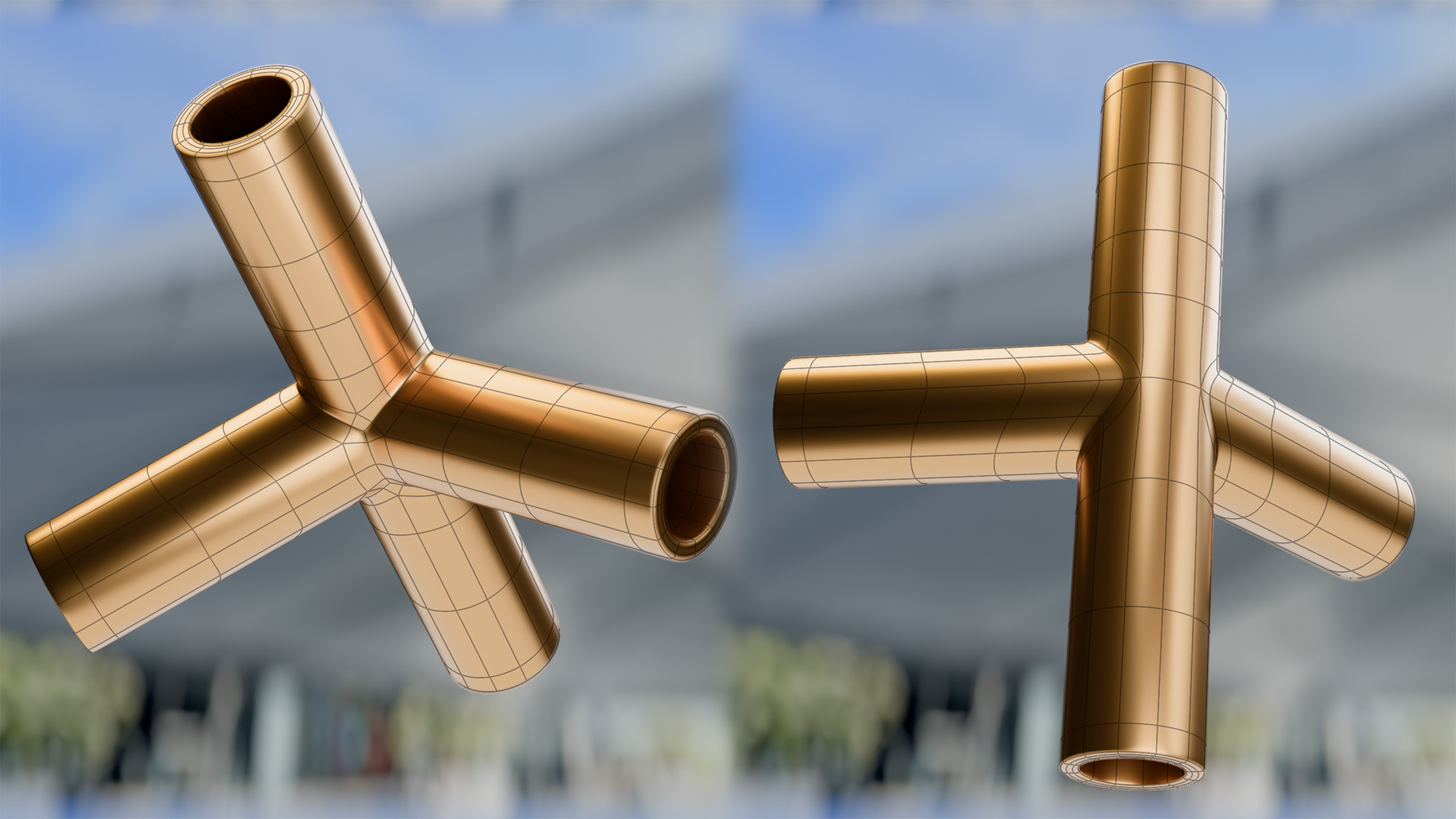 Tutorial: How to Model Clean Pipe Intersections in Blender