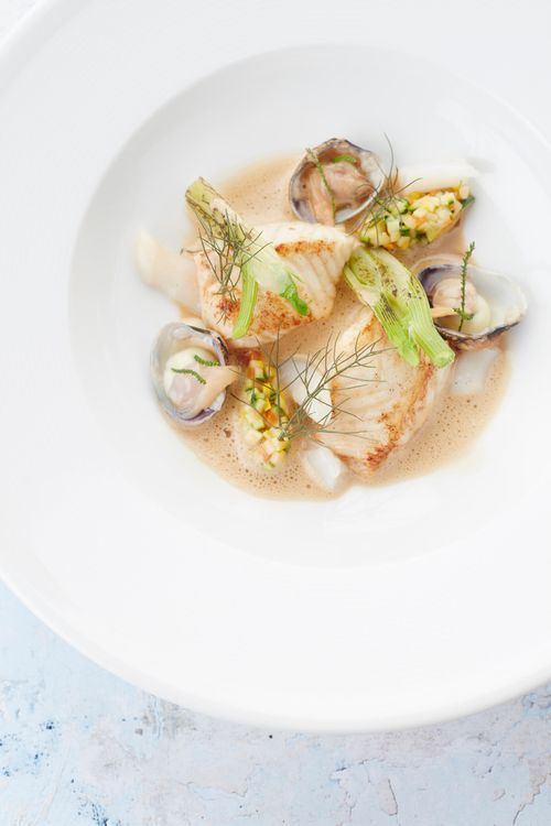 pladijs met venkel en courgette | NorthSeaChefs