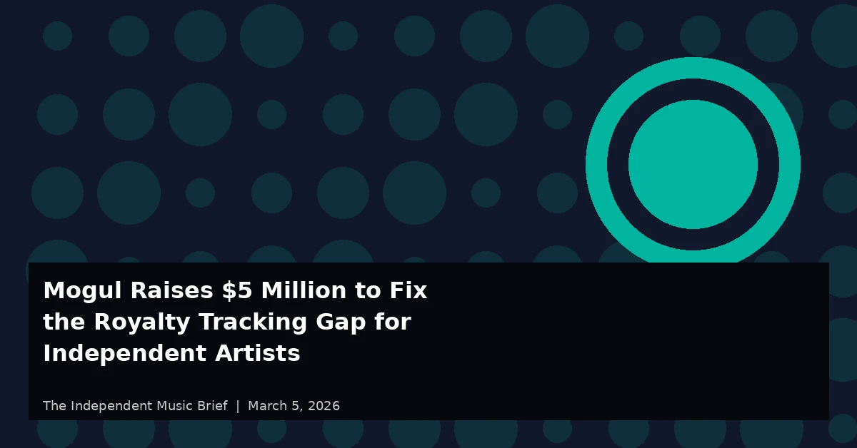 Mogul Raises $5 Million to Build the Royalty Tracking Platform That ...