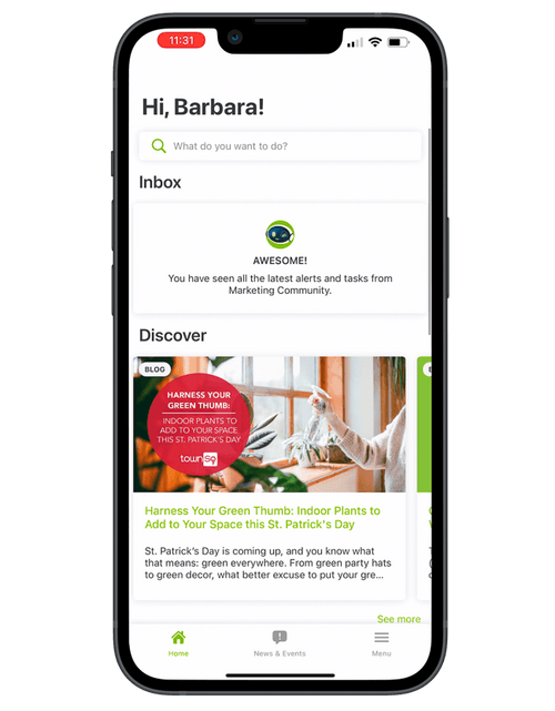 Download the TownSQ App