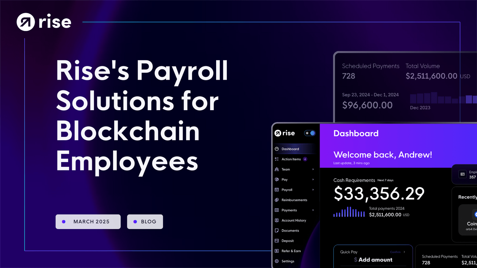 Rise | Rise's Payroll Solutions for Blockchain Employees