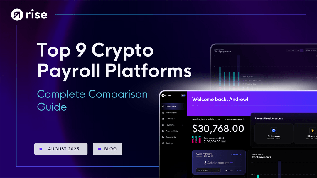 Rise | Top 9 Crypto Payroll Platforms: Complete Comparison Guide