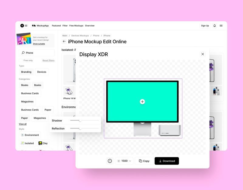Free Android Mockups of 2025 [PSD, Figma, Sketch]