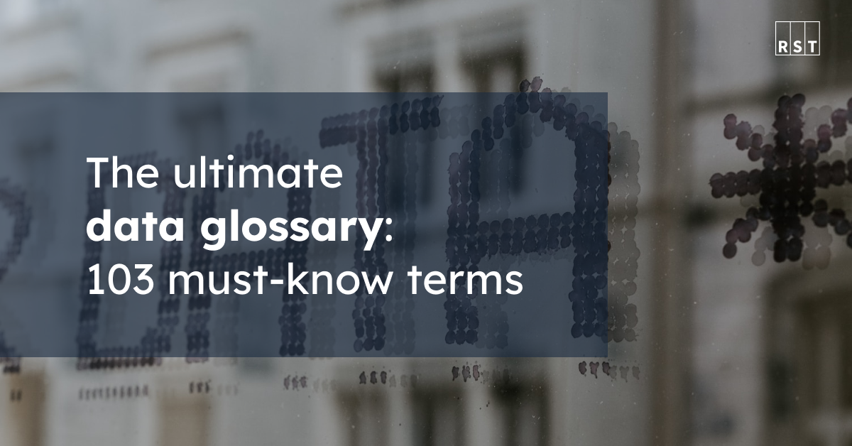 The ultimate data glossary: 110 must-know terms | RST Software