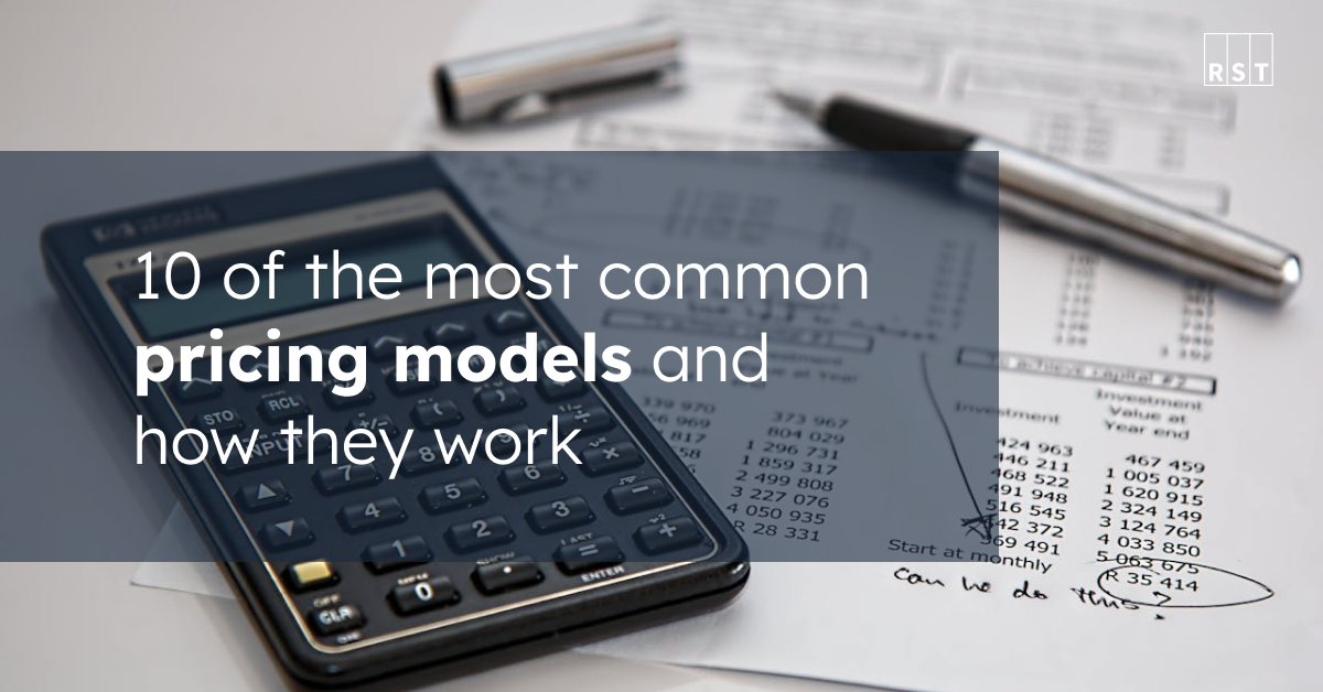 10 of the most common pricing models and how they work | RST Software