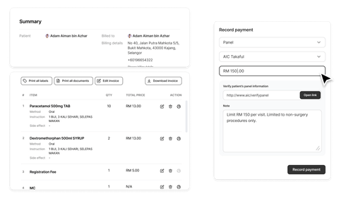 Clinic Management System | Yezza