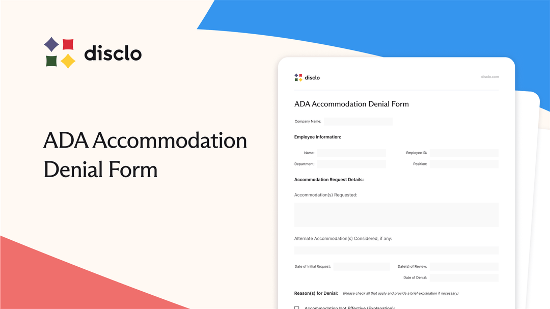 Free Template & Guide for ADA Accommodations Denial Form