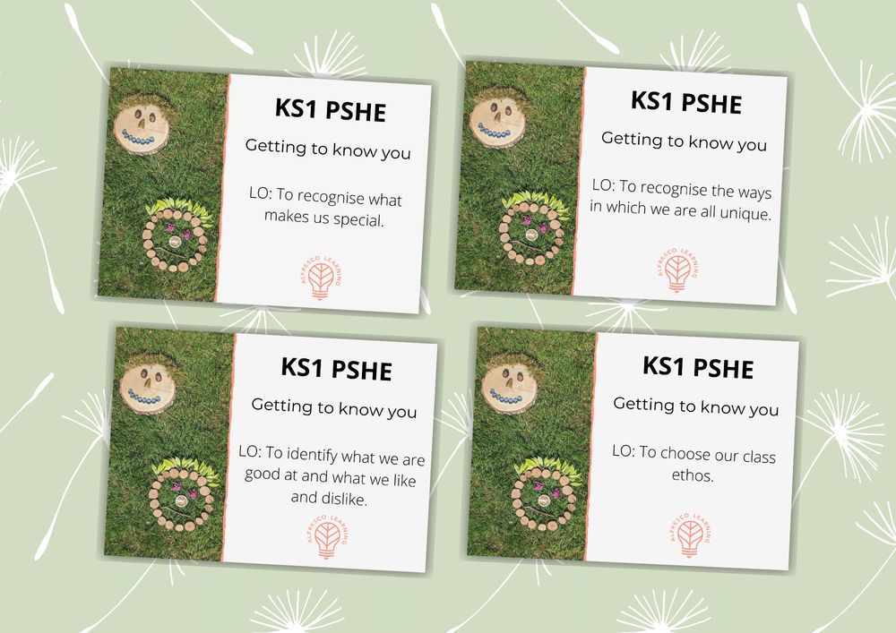 Taking KS1 - Getting to know you Outdoors