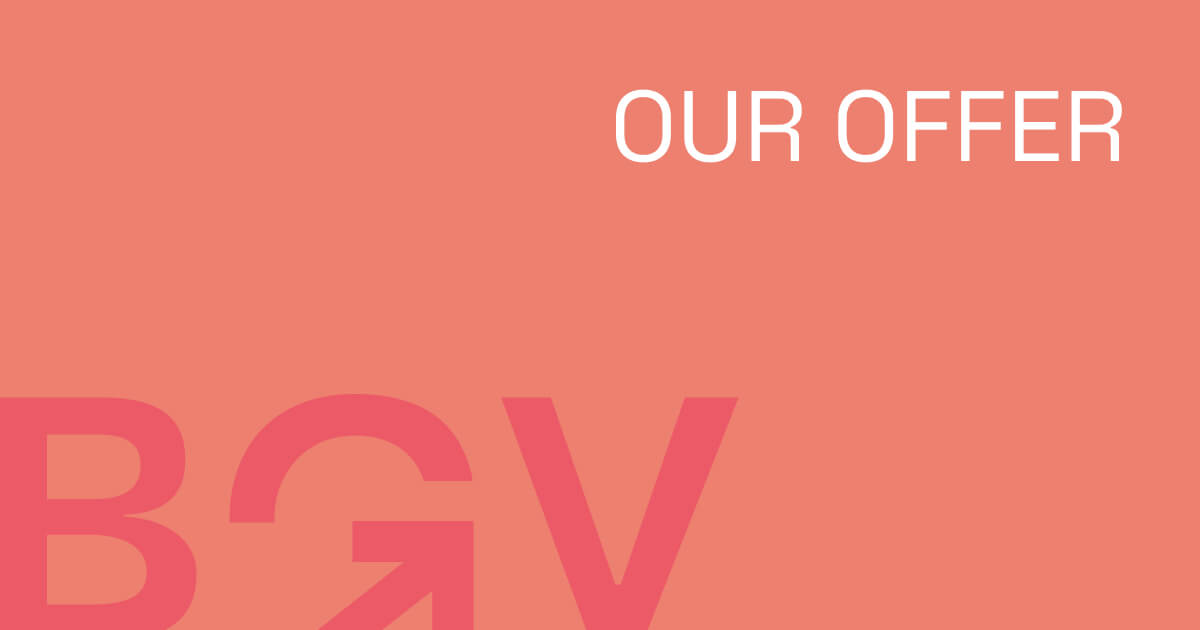 Our Offer - Our offer to tech for good founders