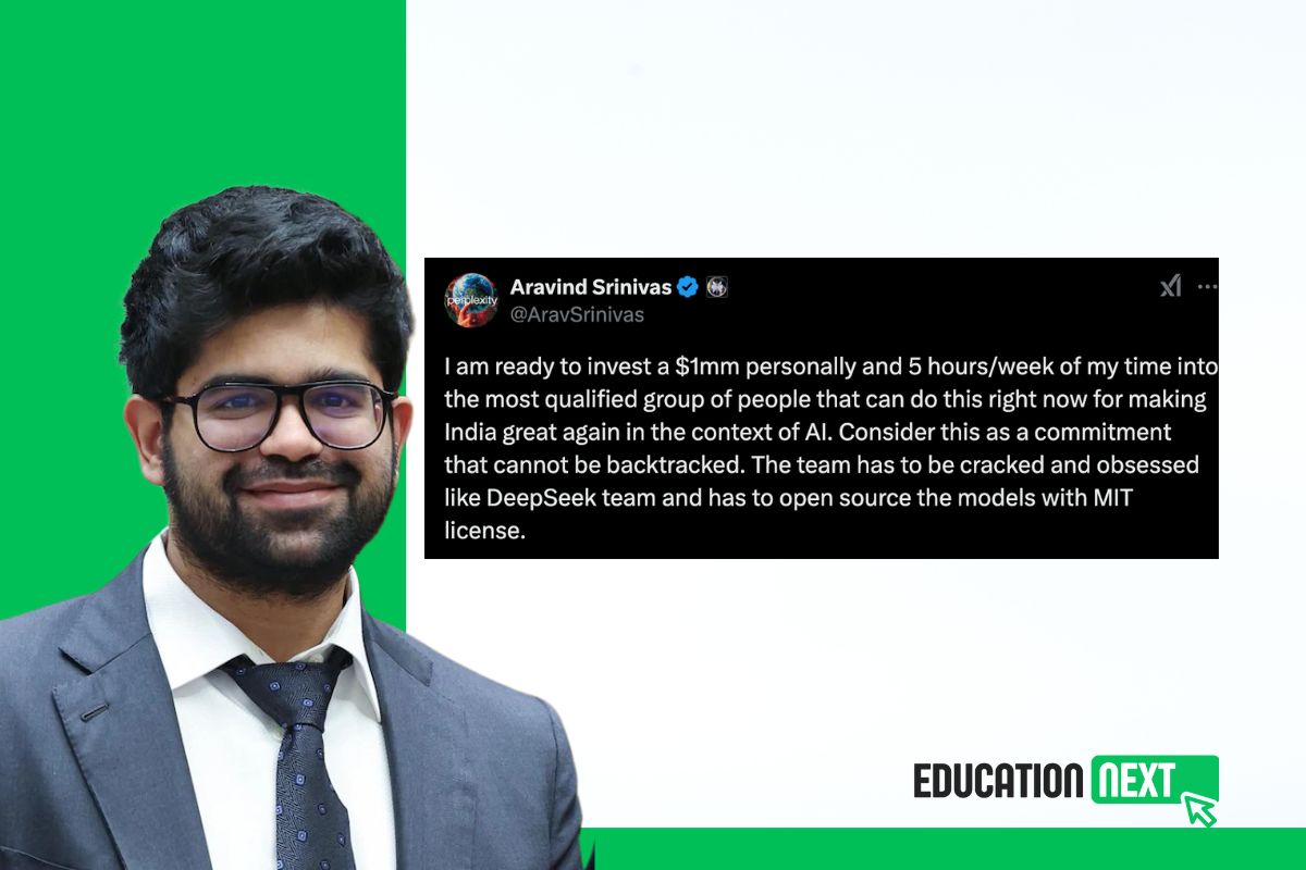 Perplexity founder Aravind Srinivas Pledges $1 Million to Revolutionize ...