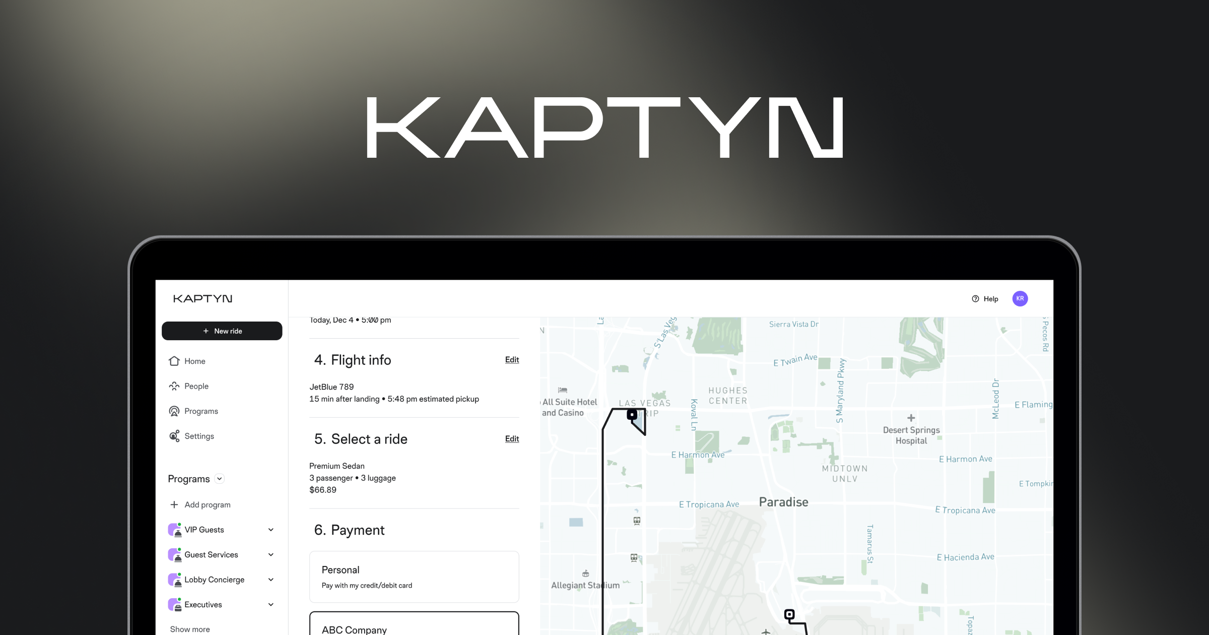 Kaptyn | Premium Ground Transportation Platform