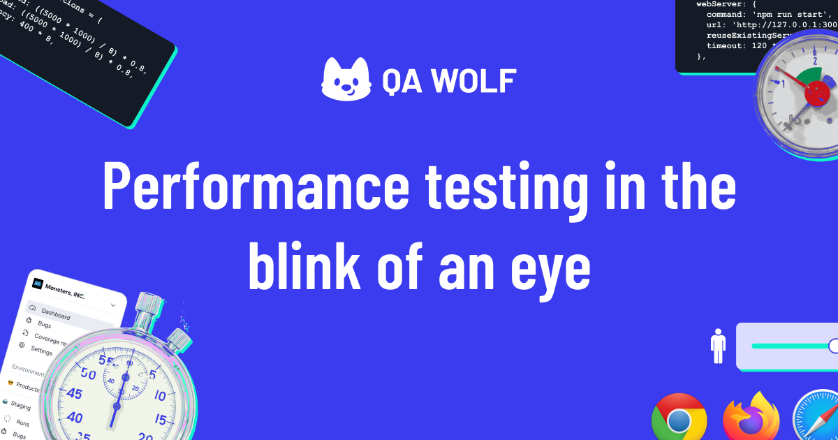 Performance Regression Testing for Web & Mobile | QA Wolf