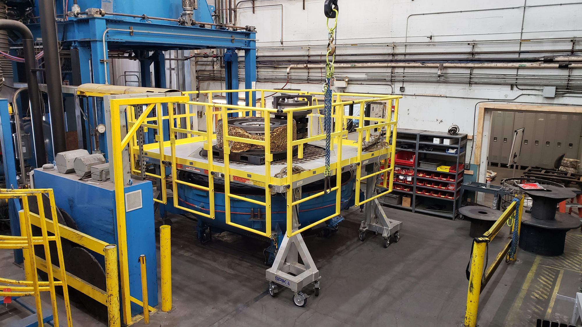 Work Platform for Safe Hearth Access