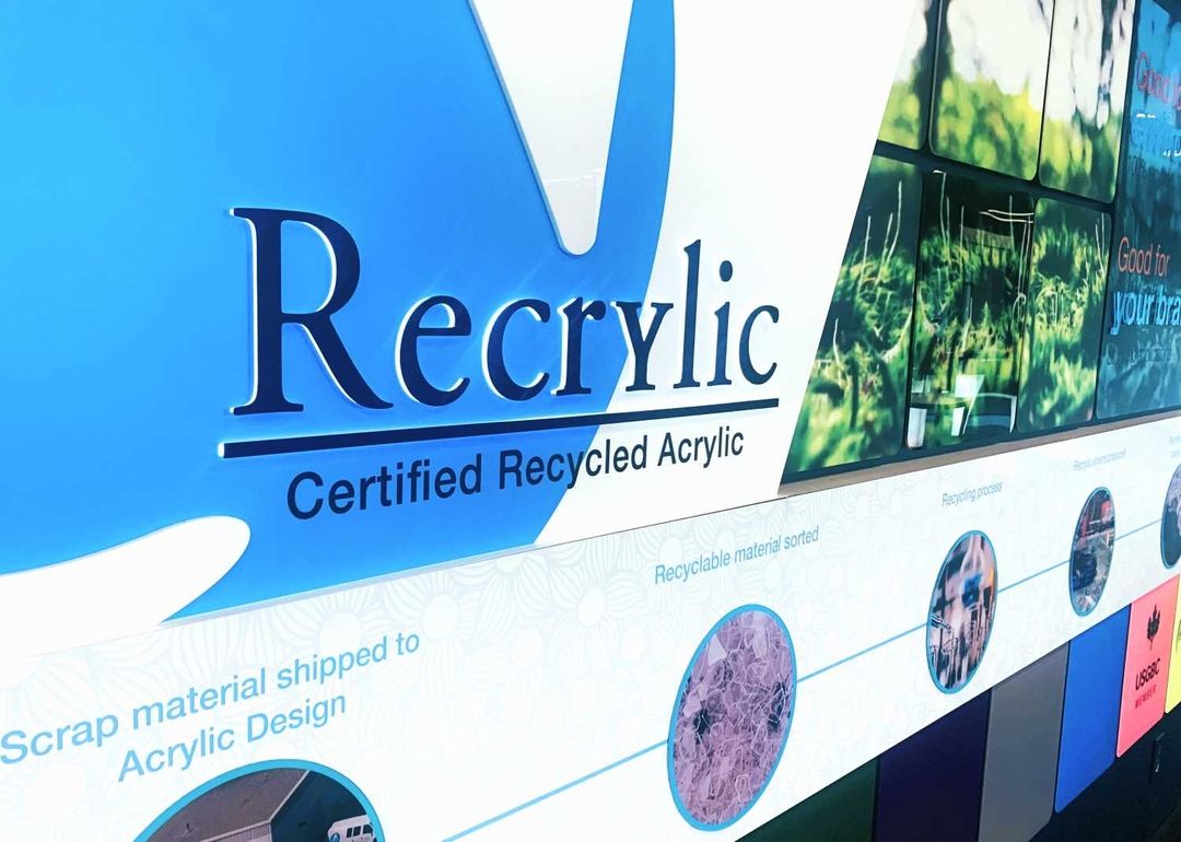 Recrylic - Recycled Acrylic - Applications