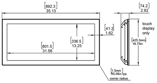 Colossus - 86" Touch Table by Ideum