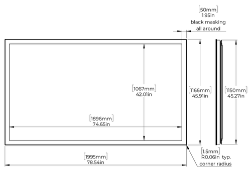 Colossus - 86" Touch Table by Ideum