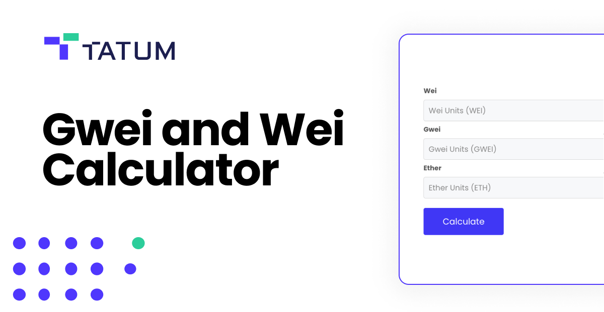 Gwei Calculator and Wei Converter