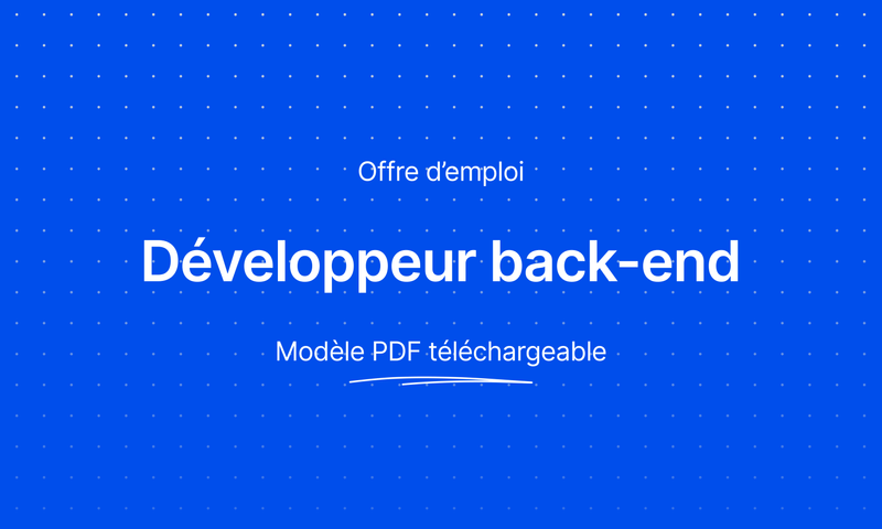 100 Modèles D Offre D Emploi à Télécharger Pdf Gratuits