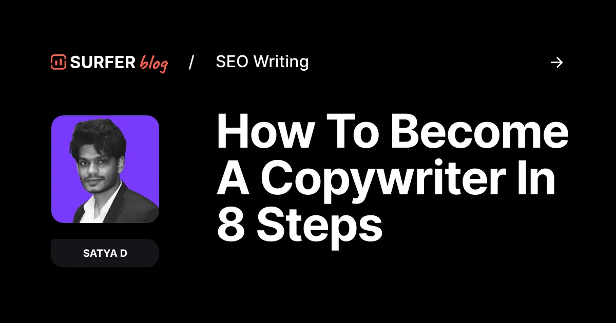 How To Become A Copywriter In 8 Steps