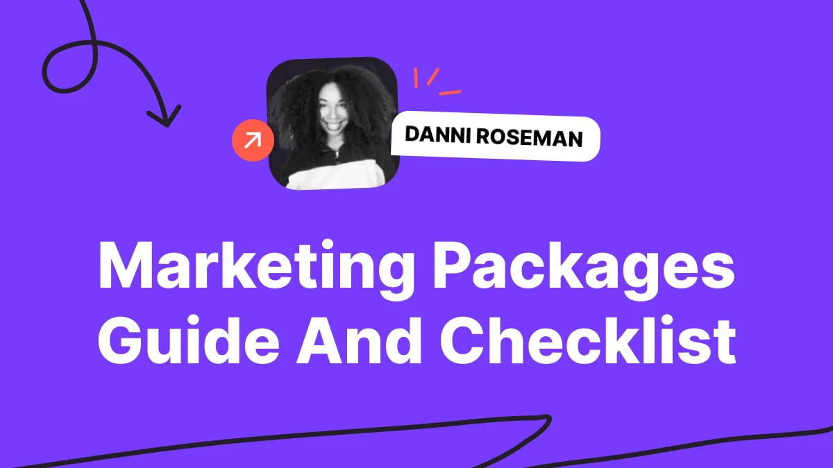Marketing Packages Guide And Checklist