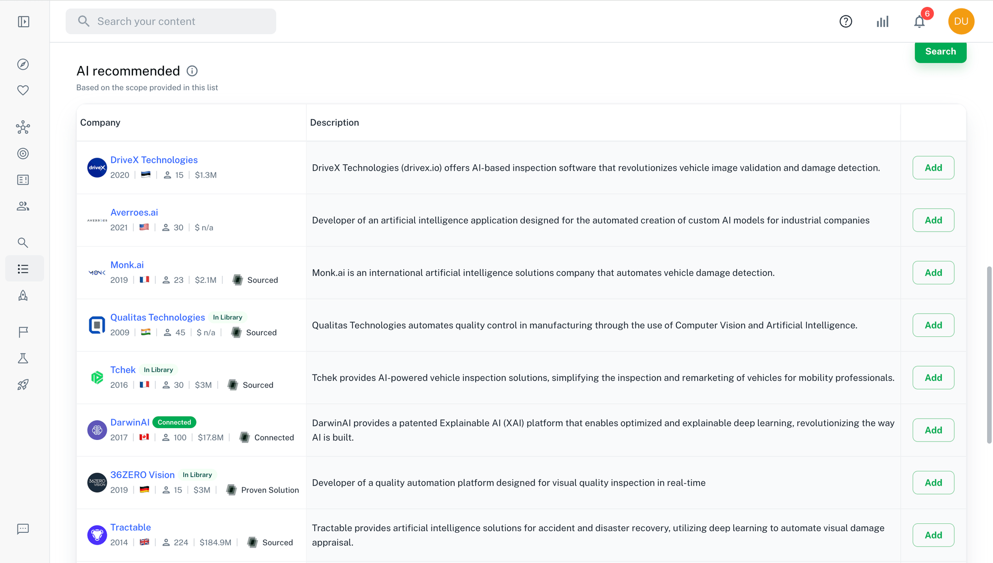 Venture Clienting Software - GlassDollar