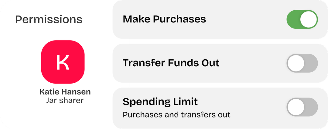 Family prepaid debit cards | HyperJar Money Management App