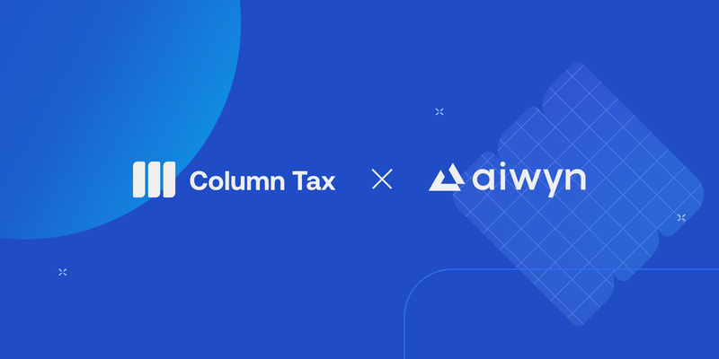 Column Tax Joins Aiwyn