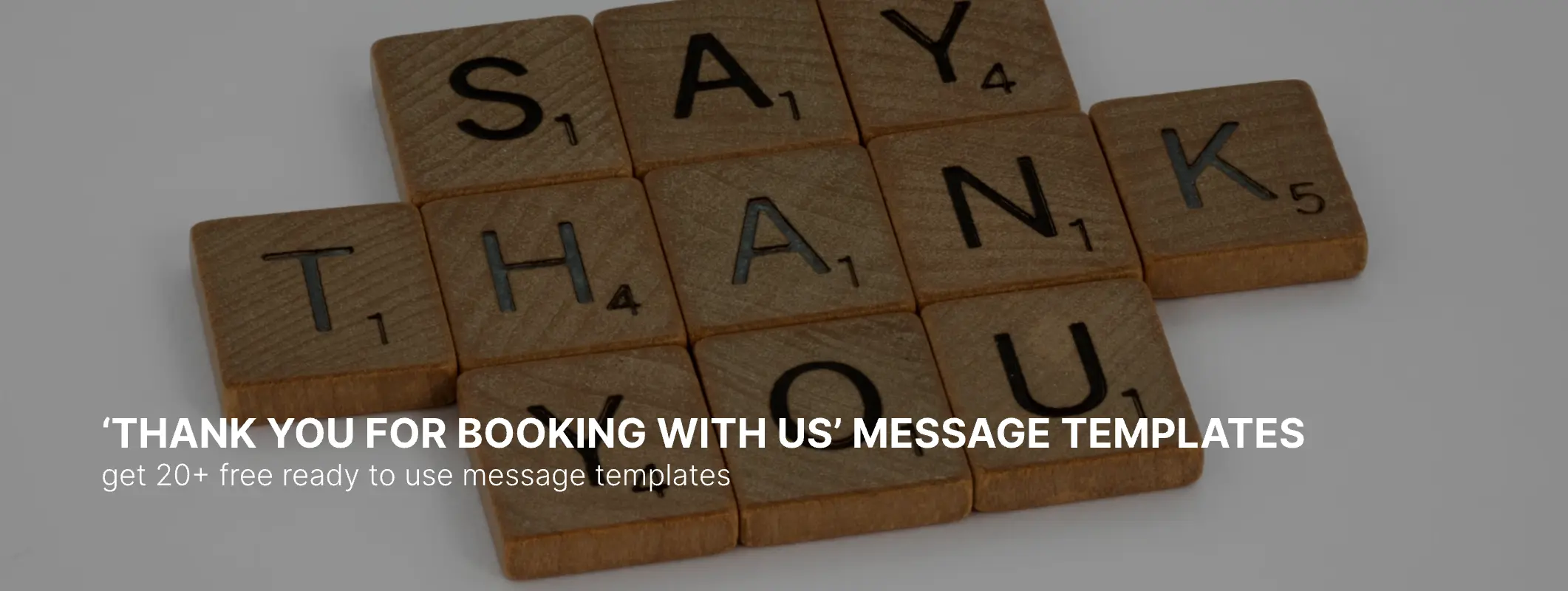 20+ Thank You for Booking with Us Message Templates to Use