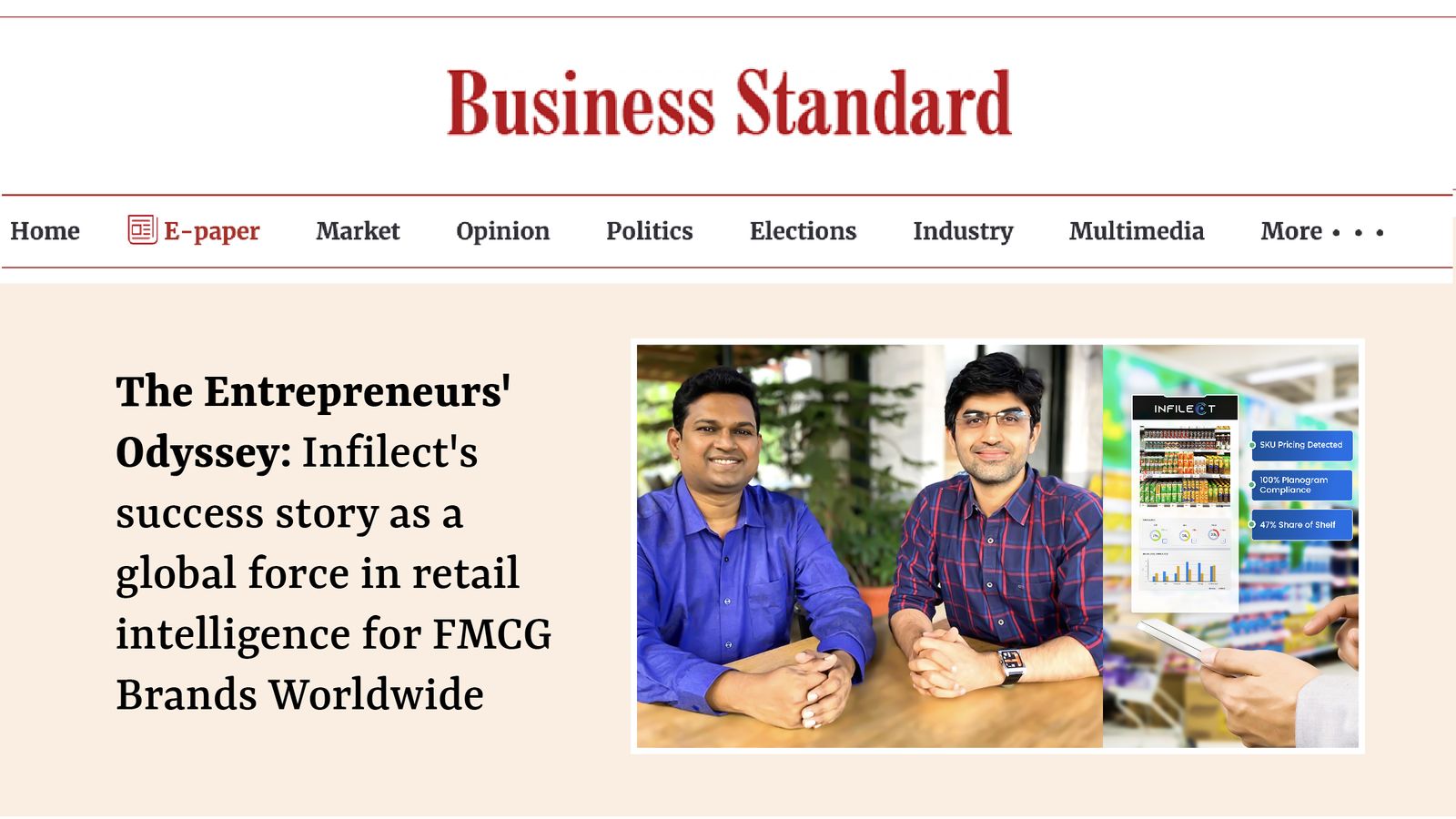 Infilect | Image Recognition Powered Retail Analytics