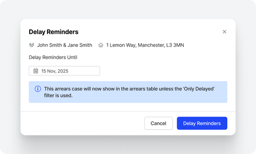 Manually update last reminder options. - Street.co.uk Release Notes