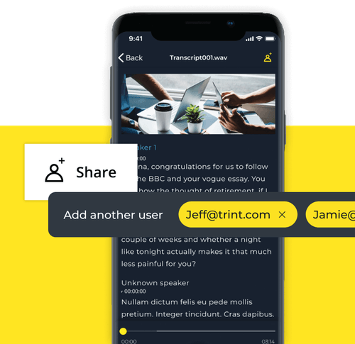 Trint Mobile App | Transcription App | Trint