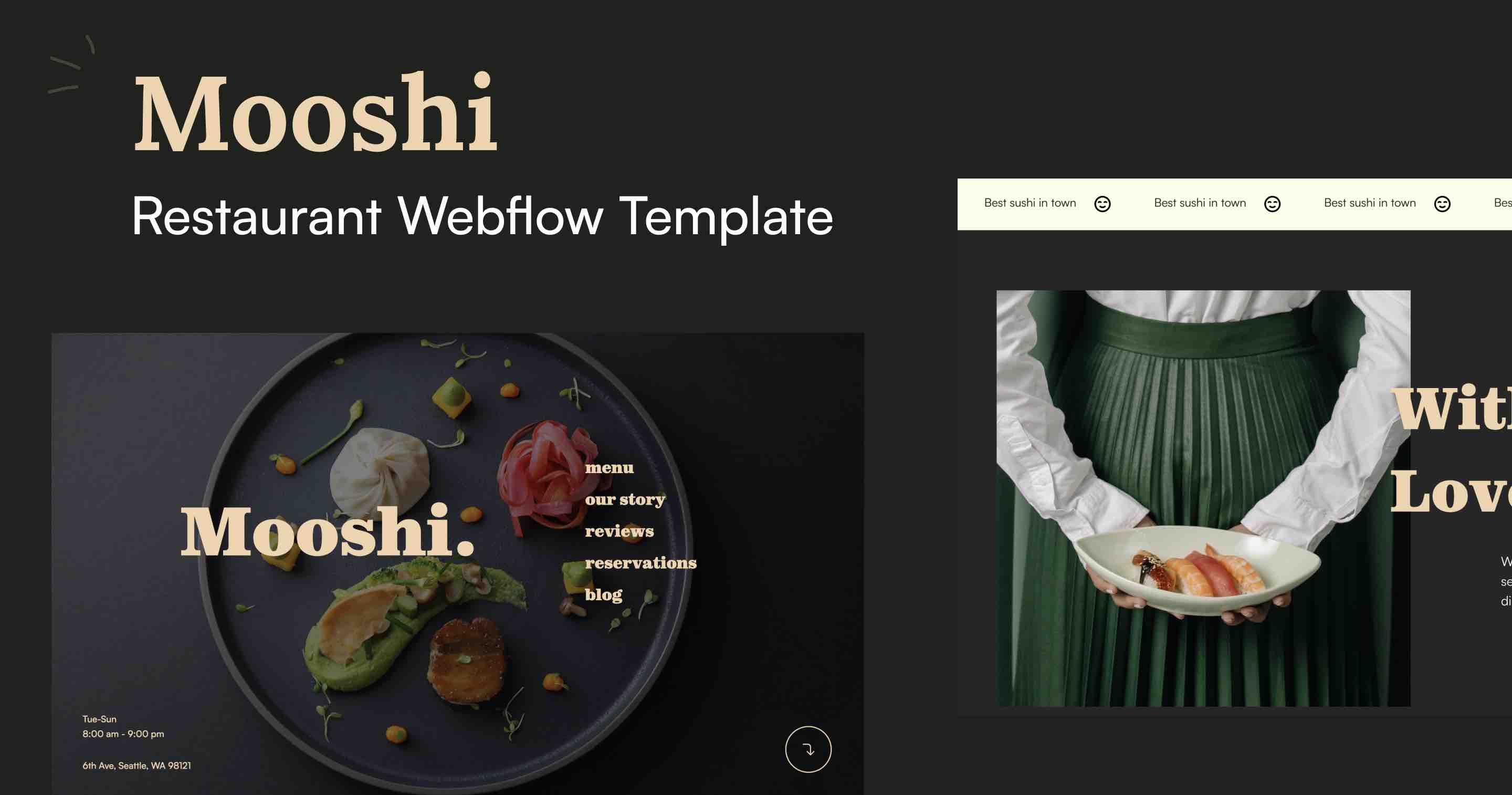 Mooshi - Webflow HTML Website Template