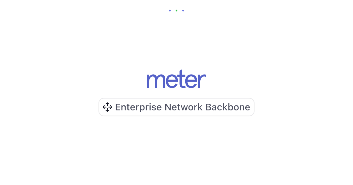 What is an enterprise network backbone and how does it work?
