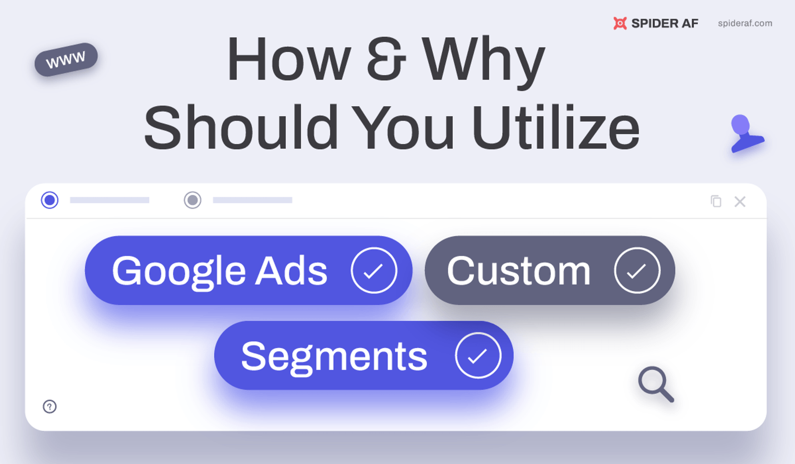How & Why Should You Use Custom Segments in Google Ads 2023| Spider Af Articles