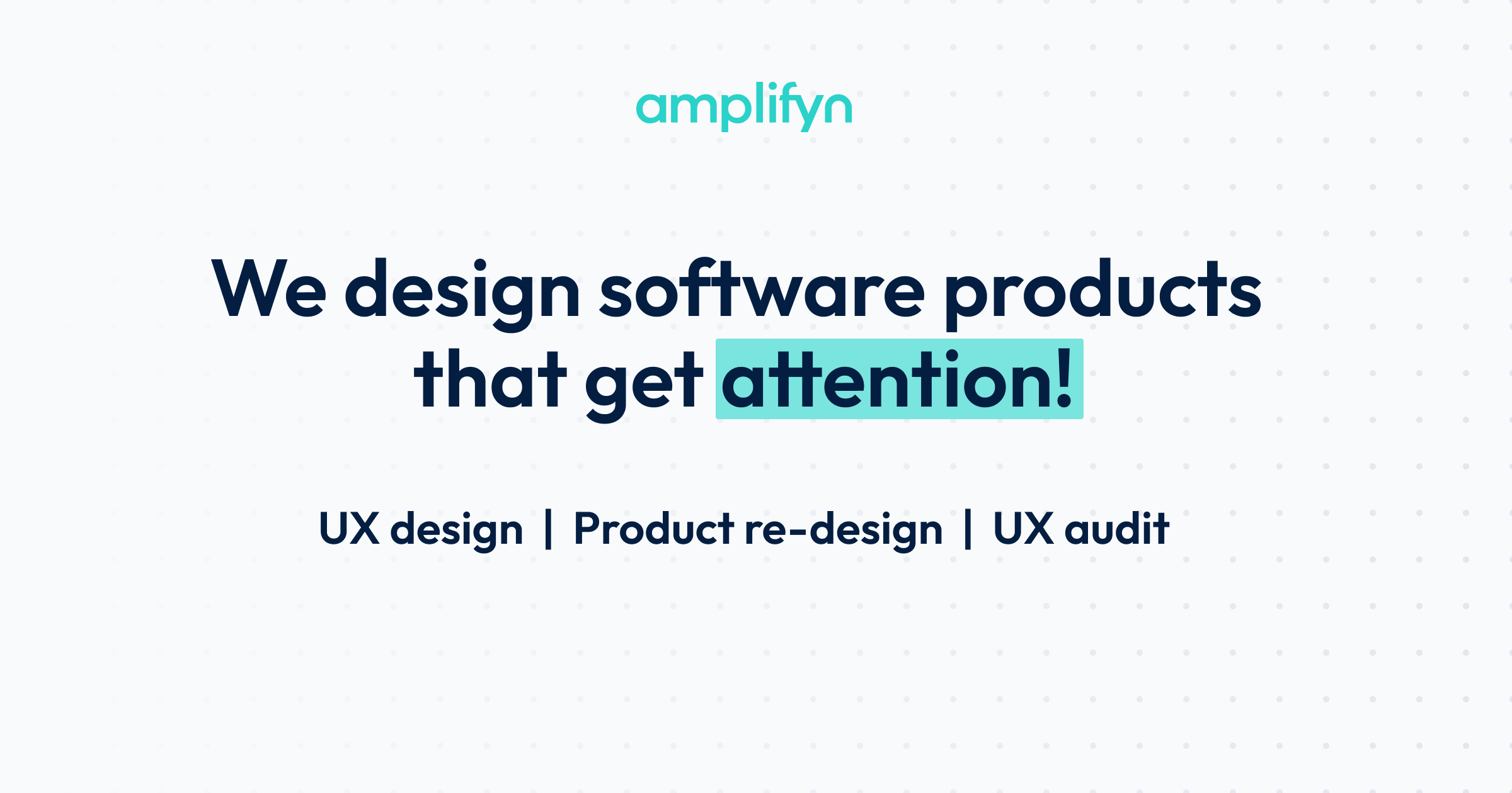 Amplifyn: Build Software Users Love & Competitors Envy