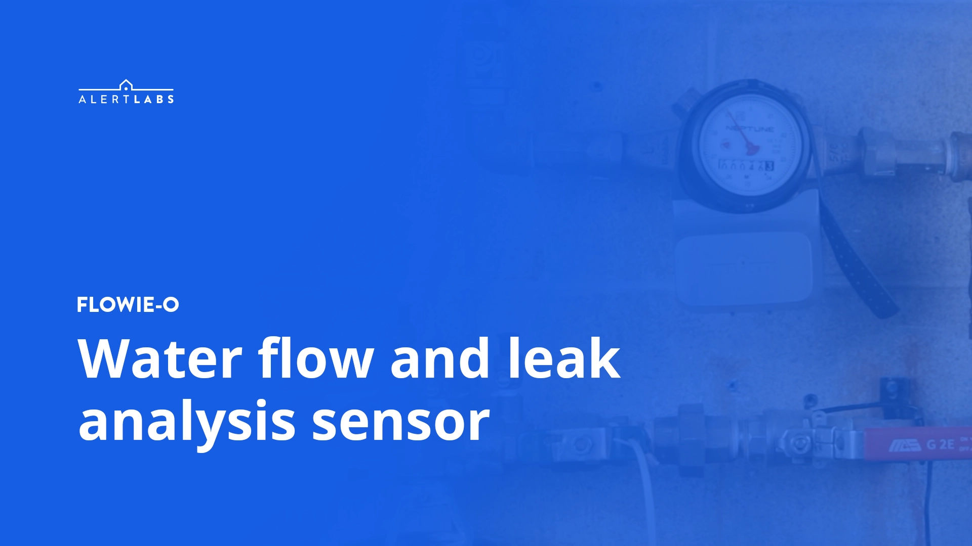 Smart Water Flow Meter | Flowie-O Water Sensor - Alert Labs