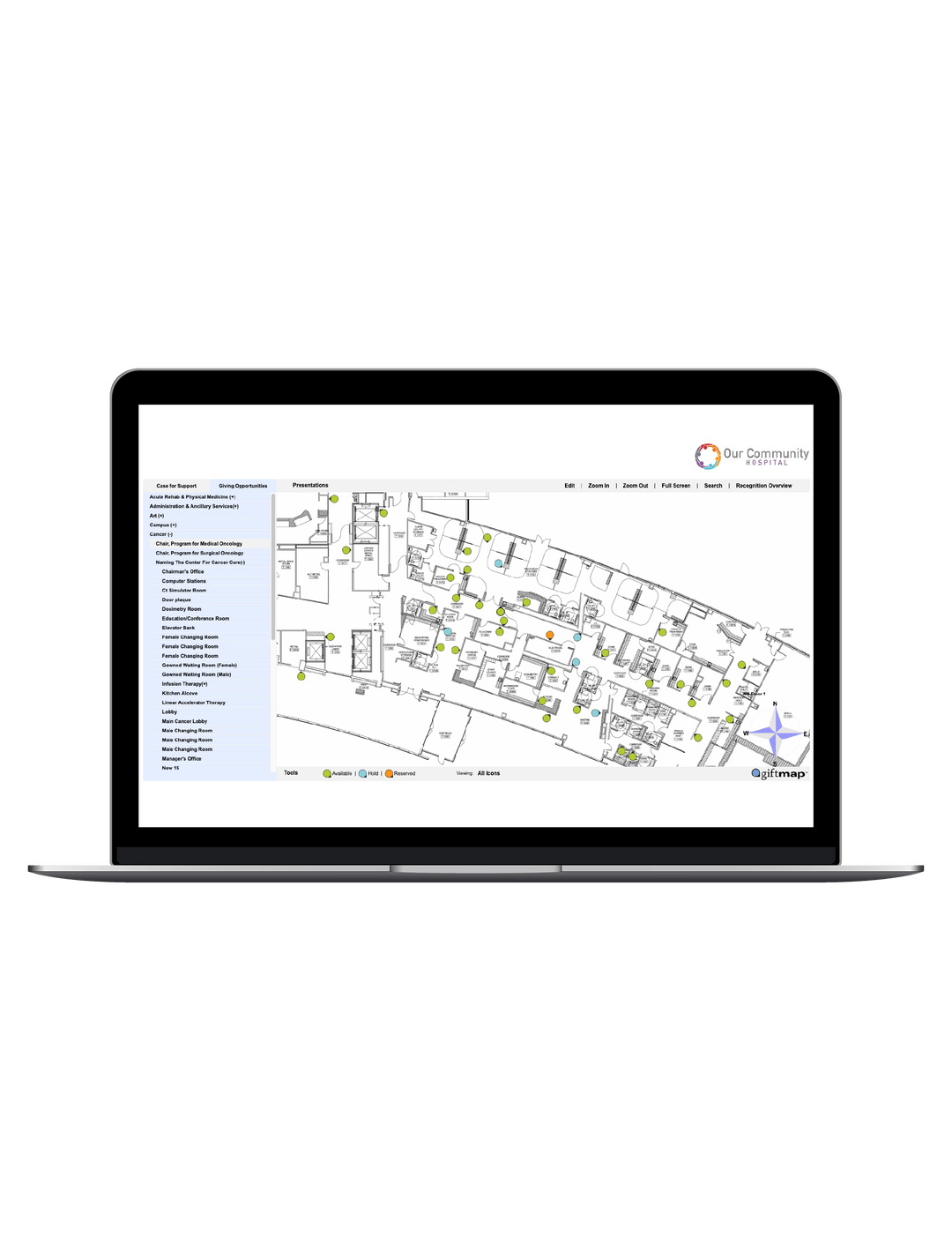 Giftmap – A Suite of Tools for Fundraisers