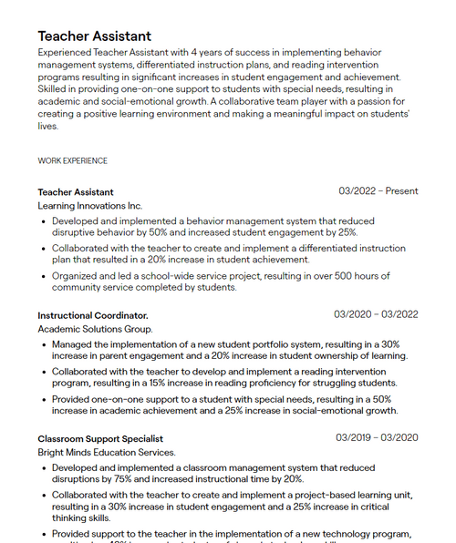 8+ Teacher Assistant Cover Letter Examples (with In-Depth Guidance)