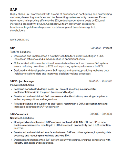 6+ SAP Cover Letter Examples (with In-Depth Guidance)