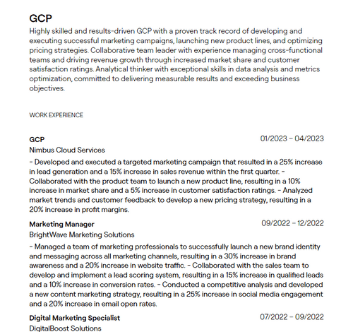 3+ GCP Cover Letter Examples (with In-Depth Guidance)
