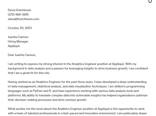 17+ Data Engineer Cover Letter Examples (with In-Depth Guidance)