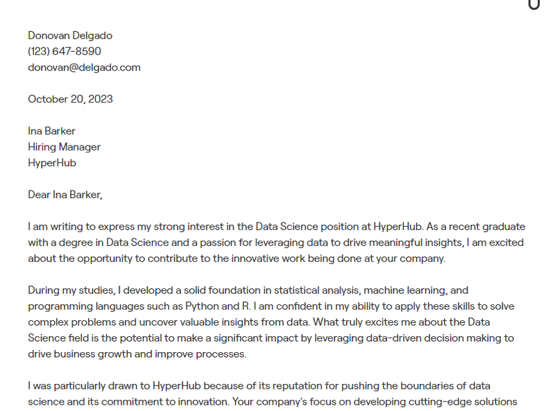 6+ Data Scientist Cover Letter Examples (with In-Depth Guidance)