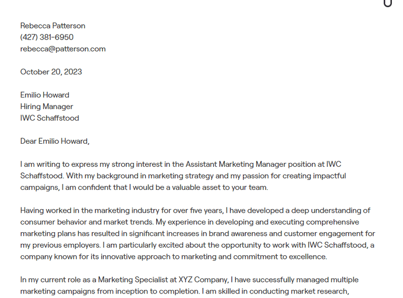 23+ Marketing Manager Cover Letter Examples (with In-Depth Guidance)