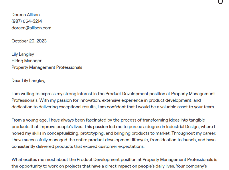 1+ Research and Development Manager Cover Letter Examples (with In ...